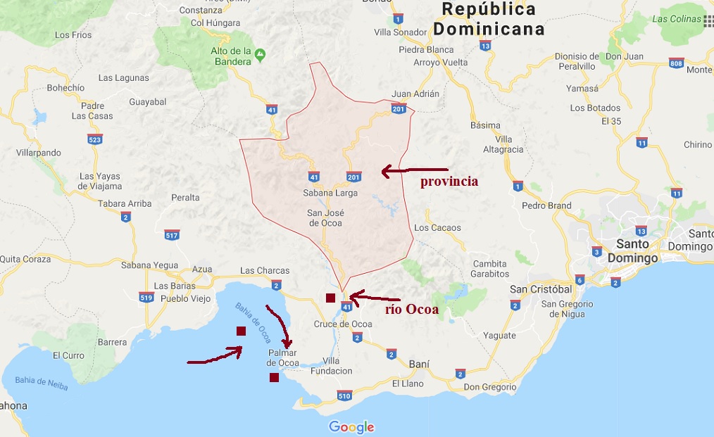 Ningún lugar está lejos... en RD: Palmar de Ocoa, bahía de Ocoa, San ...