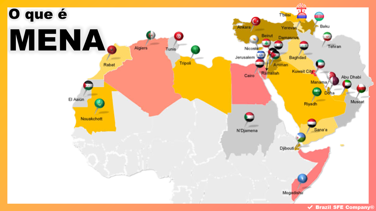 Brazil SFE Terms®: O que é MENA - Middle East and North Africa