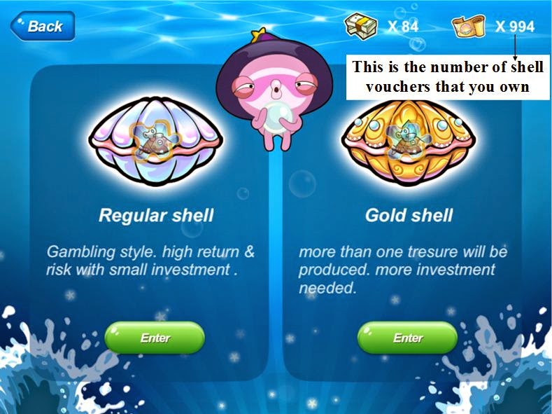 Happy Fish Tips (iOS Devices): Shell Game: Regular Shell Strategy