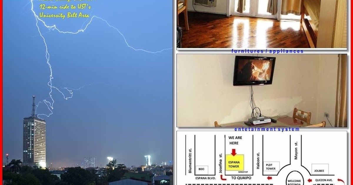 elabizProperties: Ela-G España Tower Manila: Student condo pad (Part 1)