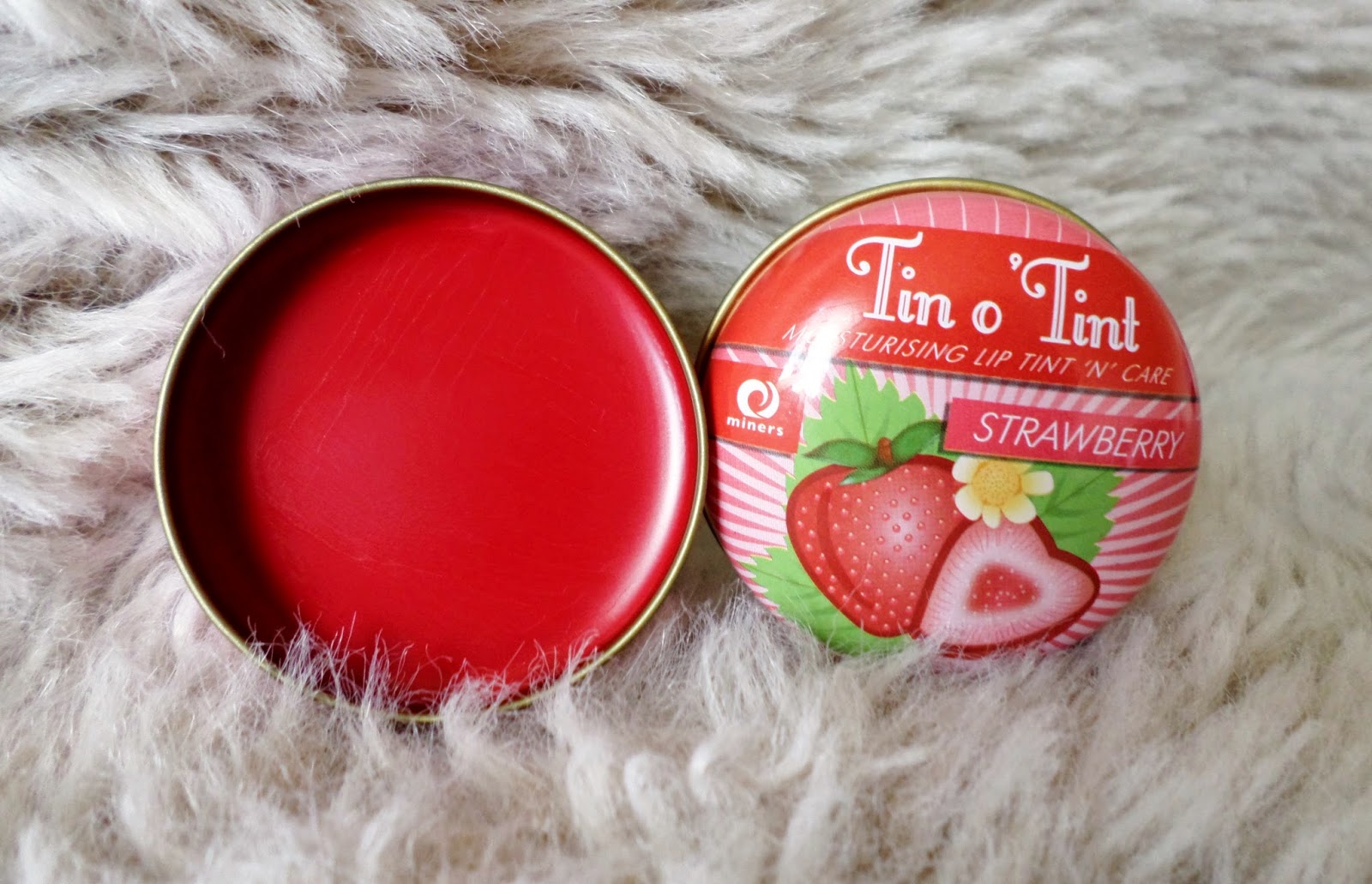 Review I Miners Cosmetics Strawberry Tin o' Tint - Miss Beauty Saver