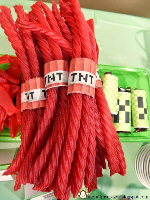 Running away? I'll help you pack.: Minecraft Birthday Party ... Food ...