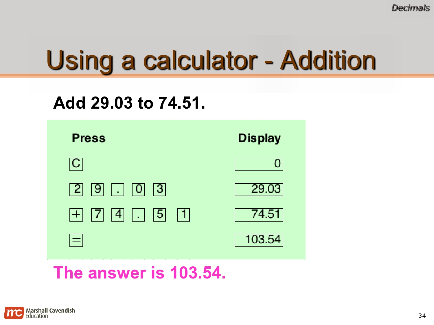 EDP 2013 Primary 6 Fabulous: Math Revision Notes: Decimals (Term 3)