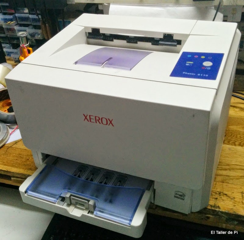 Desmontando una impresora láser Xerox Phaser 6110 - El Taller de Pi