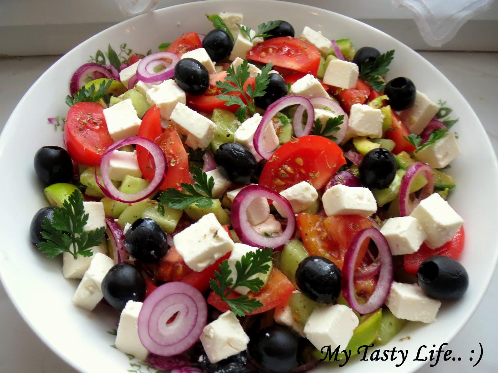 My Tasty Life.. :): Sałatka grecka