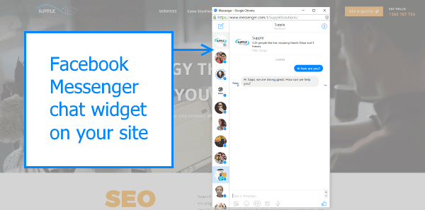 Facebook Messenger Website Chat Widget - Tech News 24h