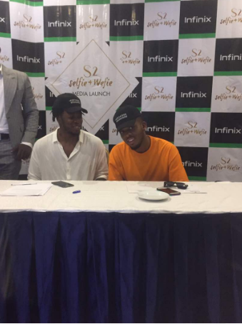 Photos: Runtown signs multi-million naira endorsement deal with Infinix ...