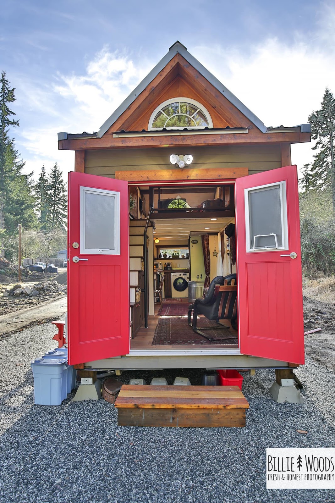 TINY HOUSE TOWN: The Willow Tiny House (204 Sq Ft)