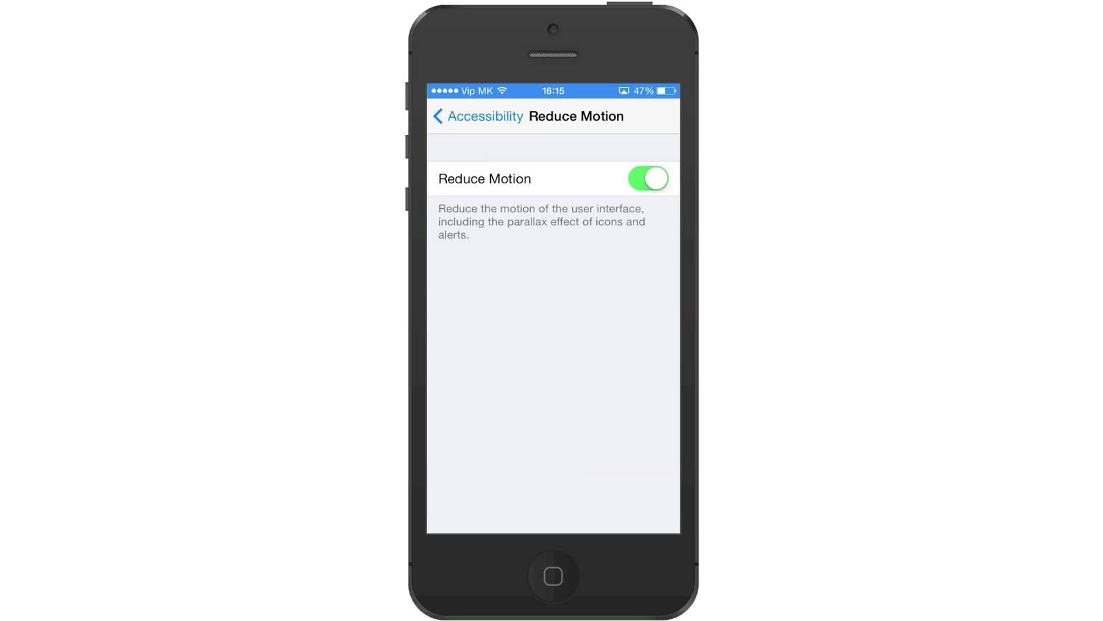 Disable The Parallax Effect In Ios 71