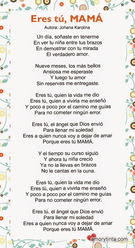 Amor y Tinta: Poemas para el día de las madres