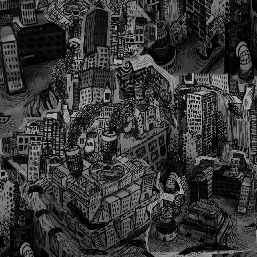 Natalie's Art House: "Metropolis" drawings.