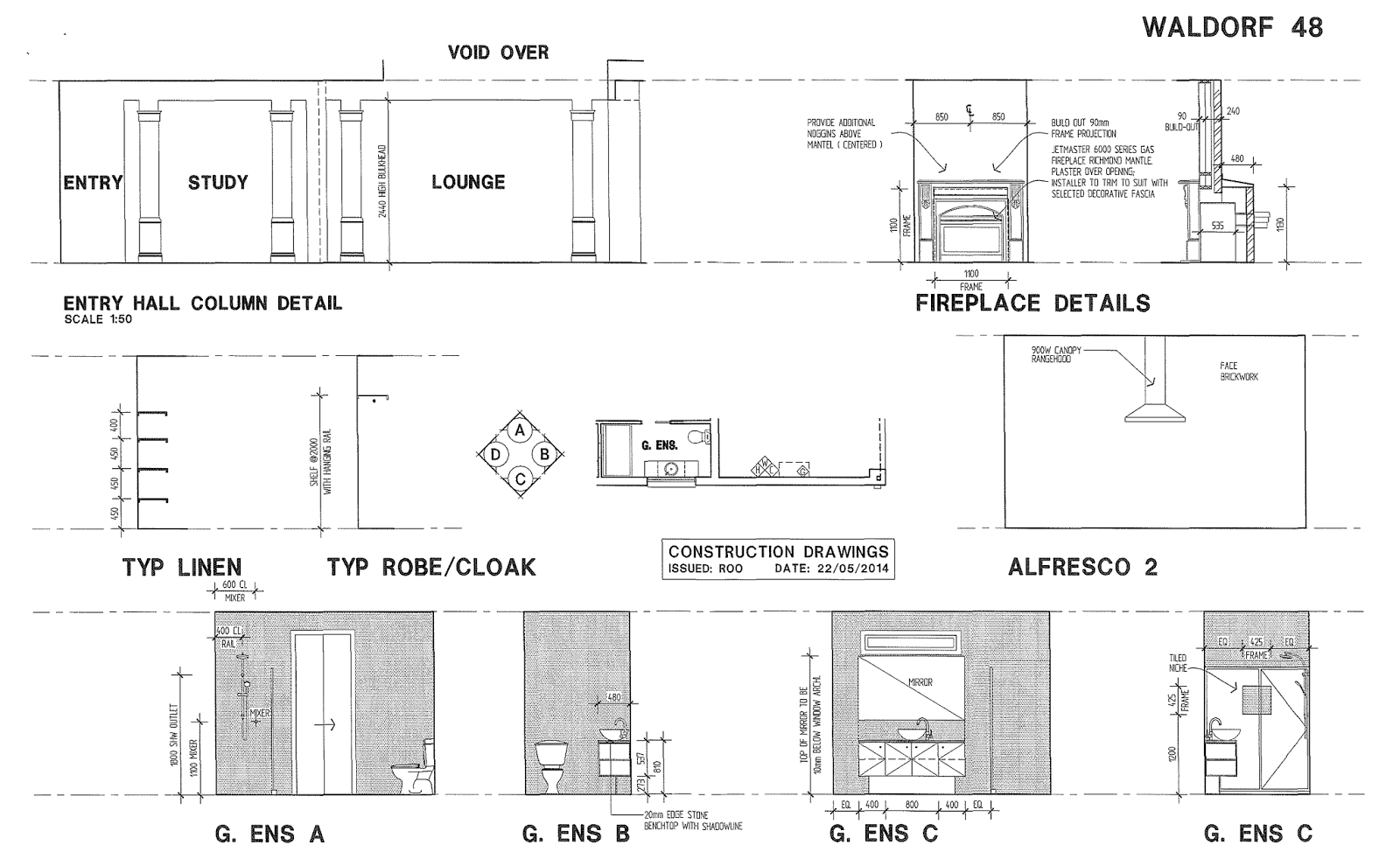 Floor Plan and Elevations ~ Building the Waldorf 48 with Porter Davis