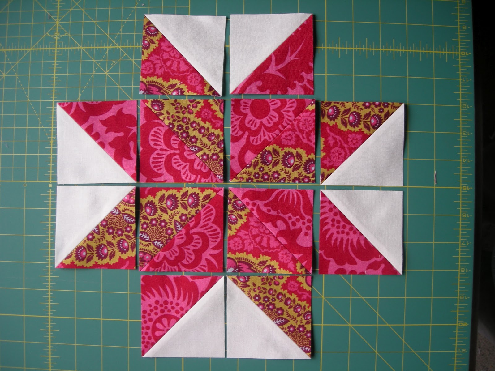 Elven Garden Quilts: {QAL} Block 9 Dutch Rose