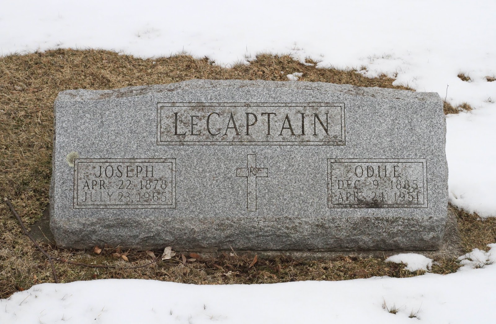Le Capitaine - LeCaptain Family History: Joseph LeCaptain - 2nd Generation