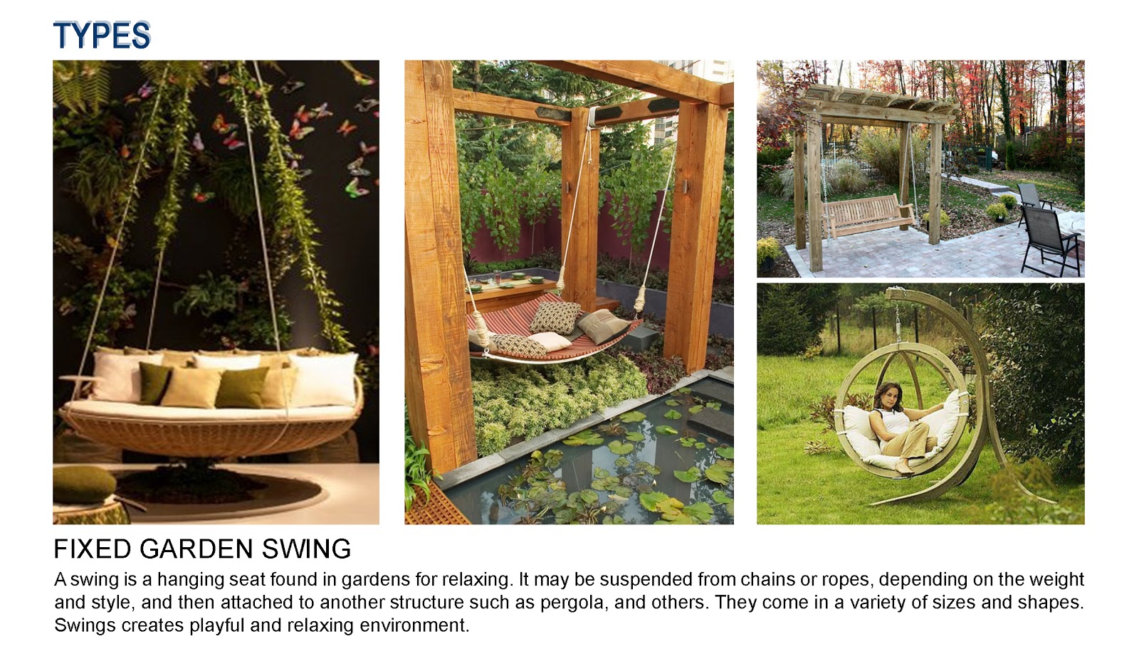 WELCOME TO HAPPY GARDEN: Permanent Outdoor Furniture