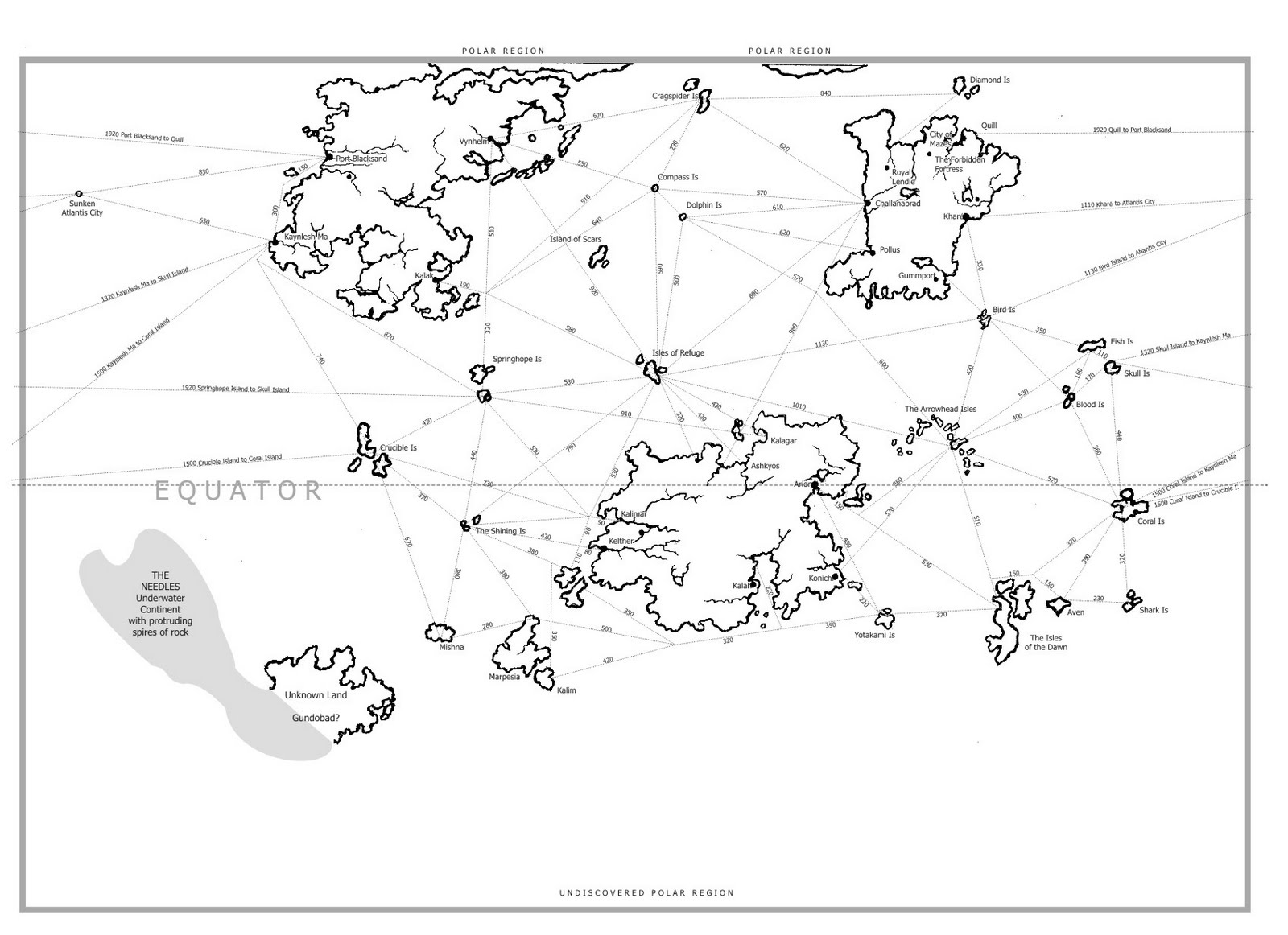 Mr Nibbs & Fighting Fantasy Maps: The Map of Titan