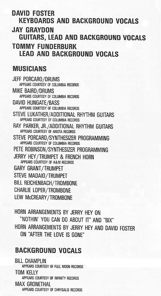 1976-1985: My Favorite Decade: Yacht Rock Album of the Month: Airplay ...