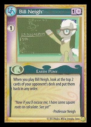 MLP Bill Neigh CCG Cards | MLP Merch