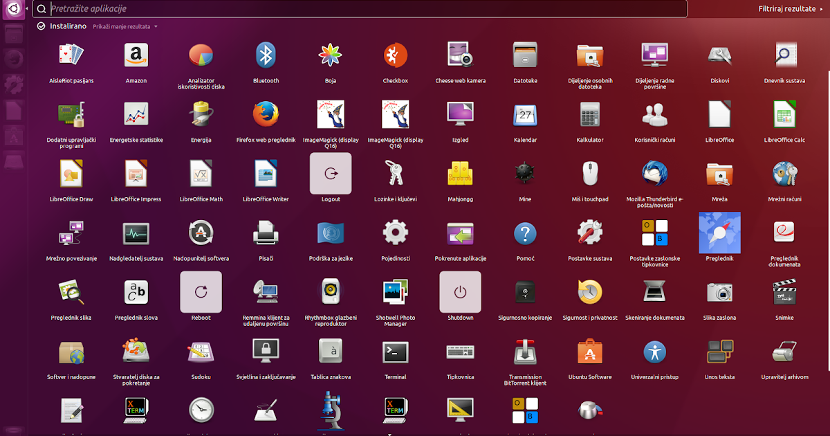 Linux Express: Popis aplikacija