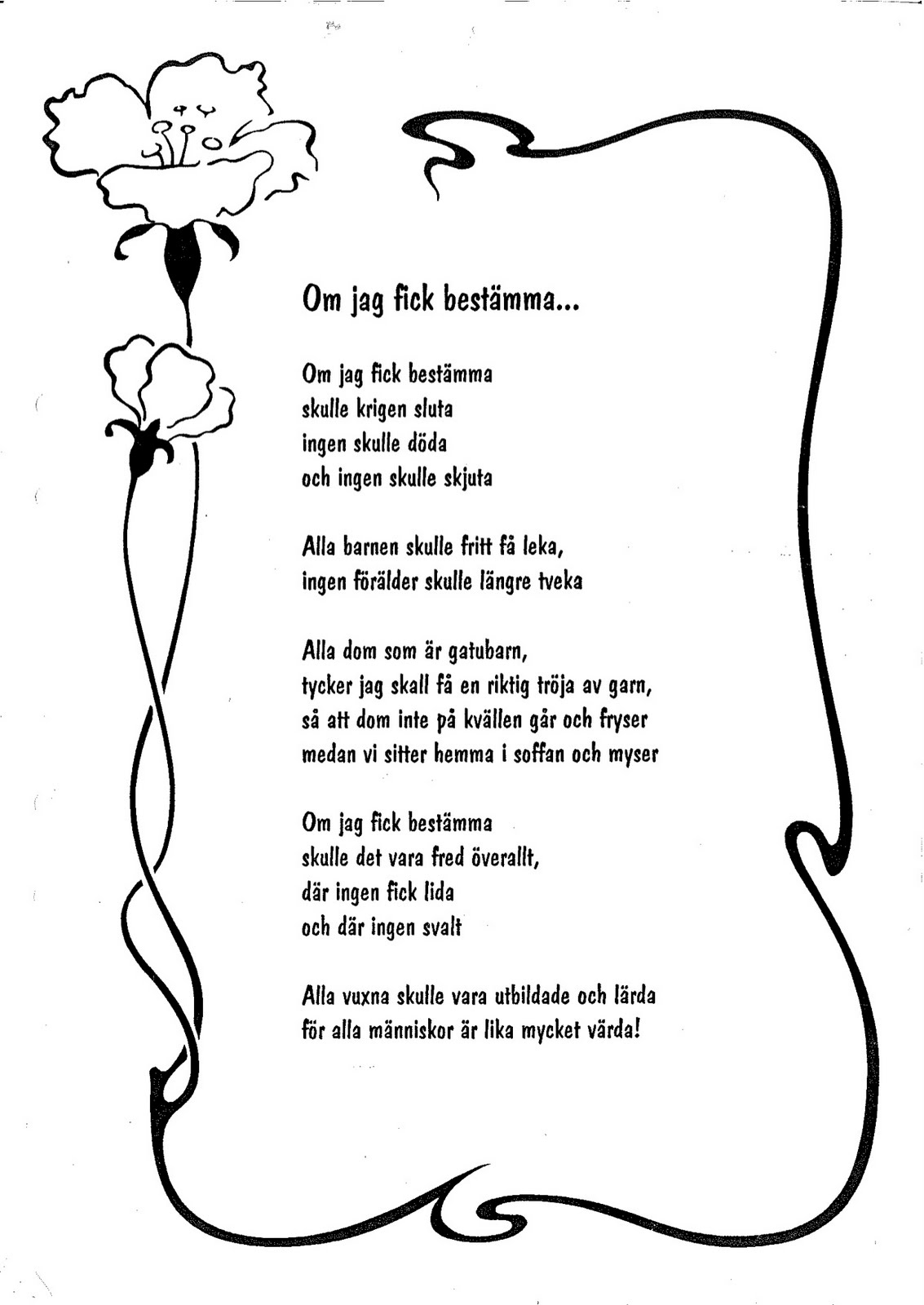 Because I Can: En Fin Dikt