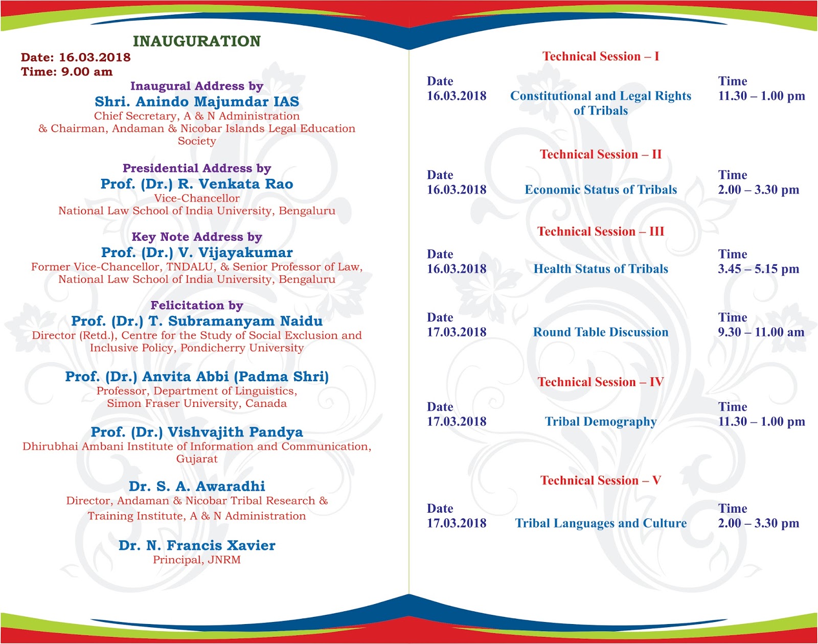 Andaman Law College: INVITATION FOR NATIONAL SEMINAR AT ANDAMAN LAW ...