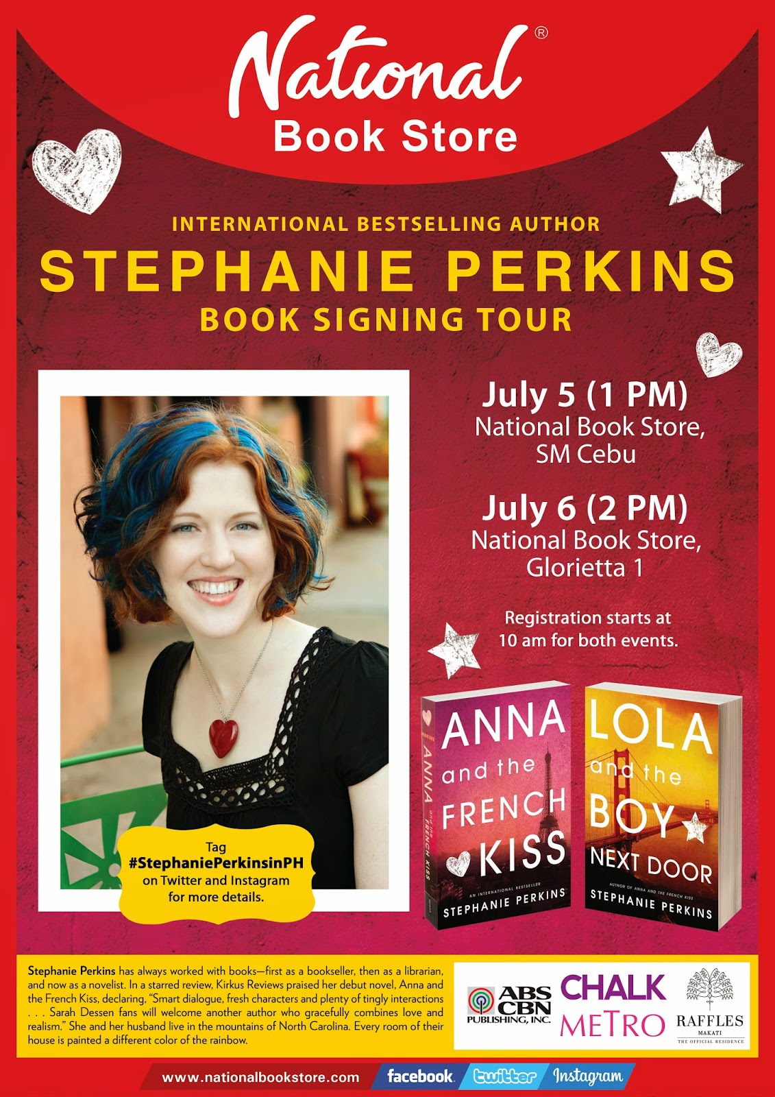 Book Whales: Stephanie Perkins Book Signing Tour in Manila! (National ...
