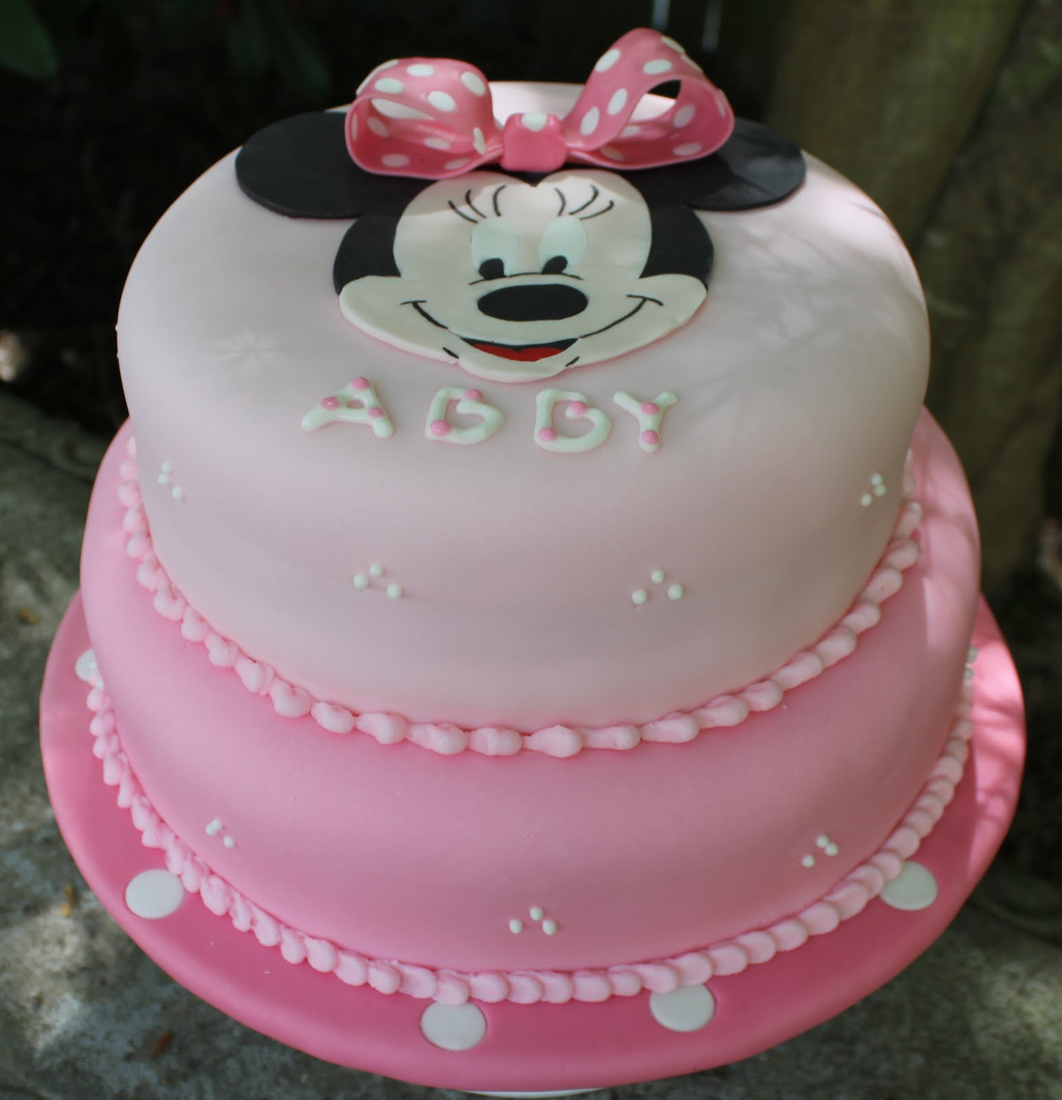 Pasteles de Minnie Mouse rosa - Imagui