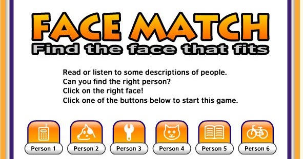 English Year 3 Giner: FACE MATCH