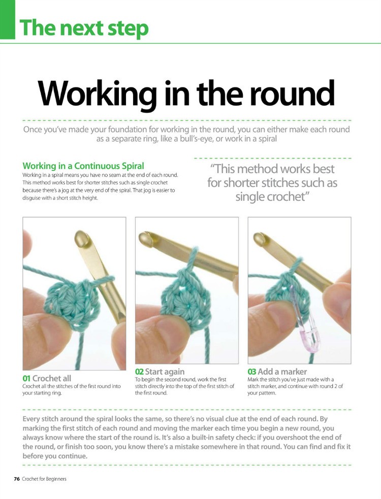 Crochet for beginner magazine | knitting and crochet