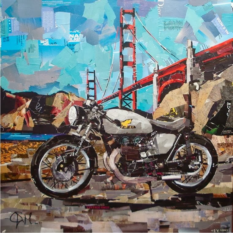 "Motorcycles Collage" by Mauro Spinelli - Lsr Bikes