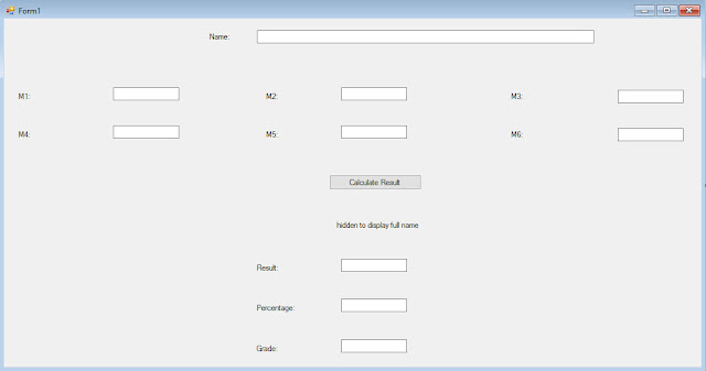 Student Marksheet with grades windows form project in C# demo Student Marksheet with grades windows form project in C# demo