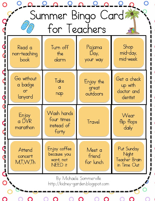 Kindergarten's 3 Rs: Respect, Resources and Rants: Freebie: Summer ...