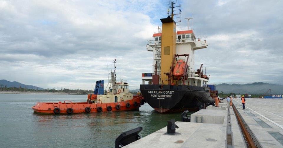 Chinese Company's Harbour work done at Lae Basin is defective ...