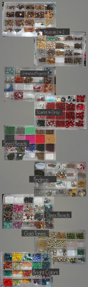 Birthday promise to myself.: How to organize your bead collection
