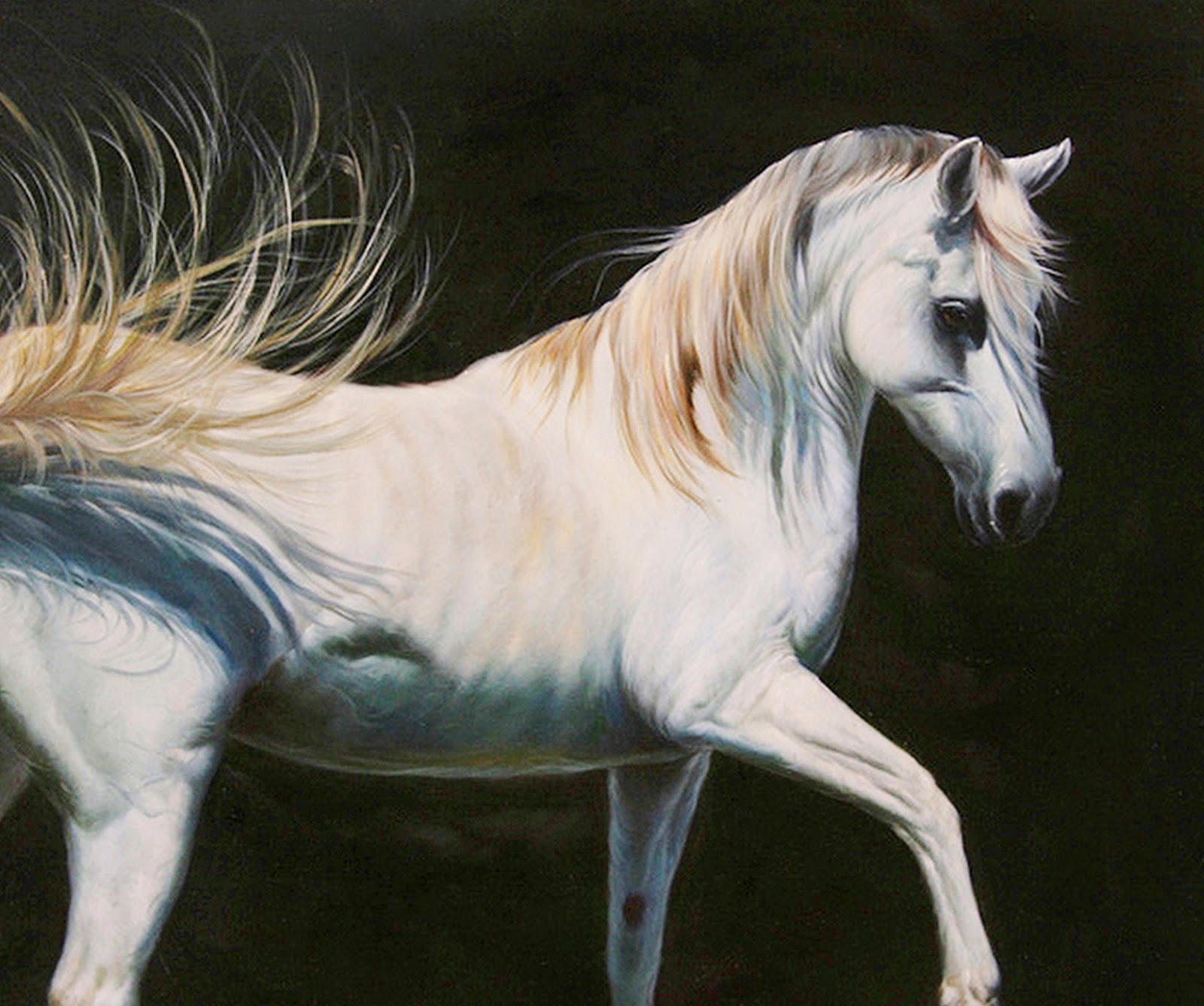 EL ARTE Y ACTIVIDAD CULTURAL: PINTURA OLEO CABALLOS