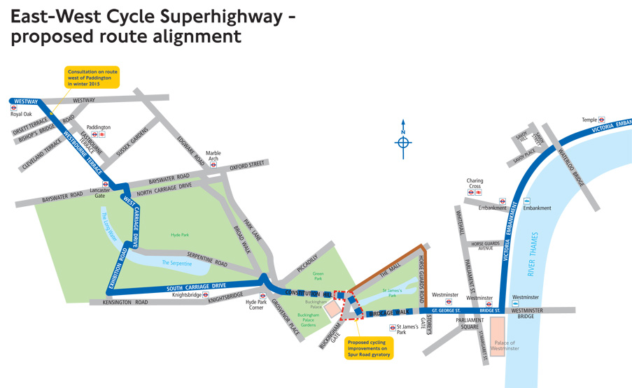 Vole O'Speed: The Cycle Superhighway reaches Hyde Park