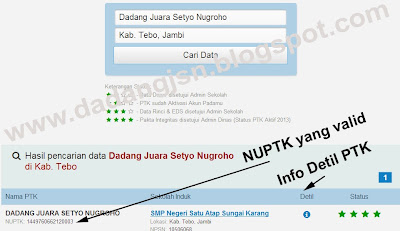 Cara Cek NUPTK Yang Valid dan Terbaru, Serta Melihat / Mengetahui ...