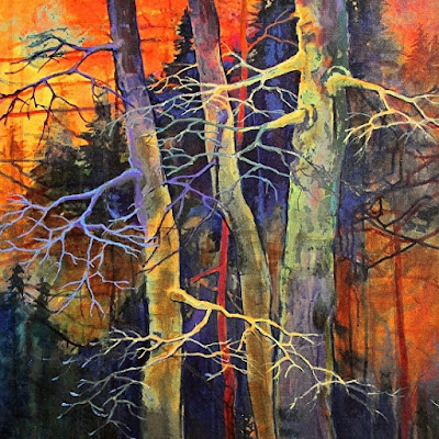 CAROL NELSON FINE ART BLOG: Colorful Contemporary Landscape, Small ...