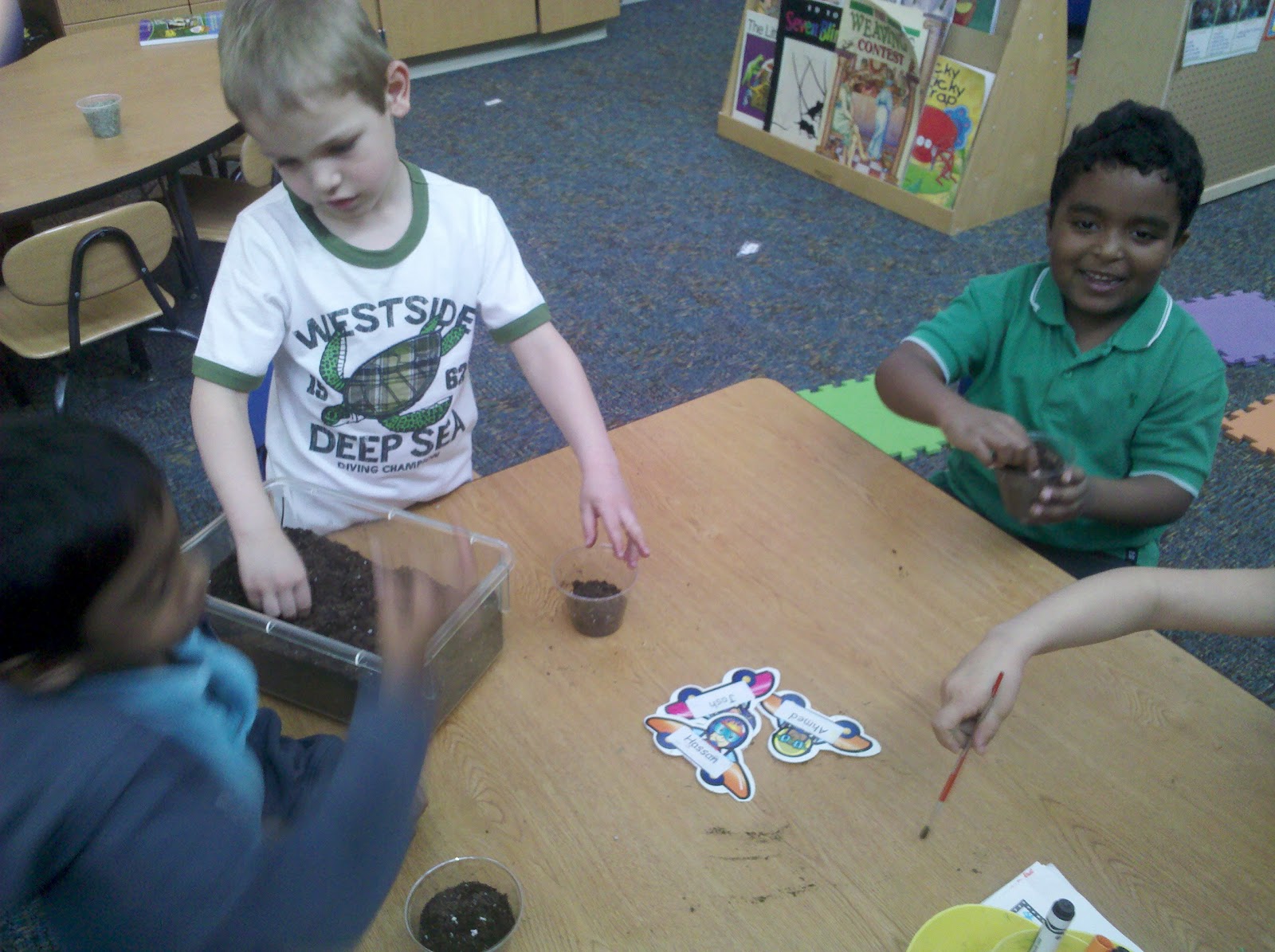 Mr. Ritz's Kindergarten: Planting seeds