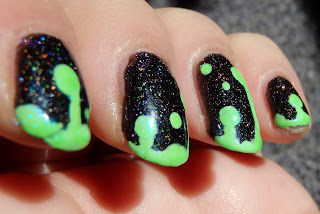 Quixii's Nails: 10/06/13 - Oozy Slime
