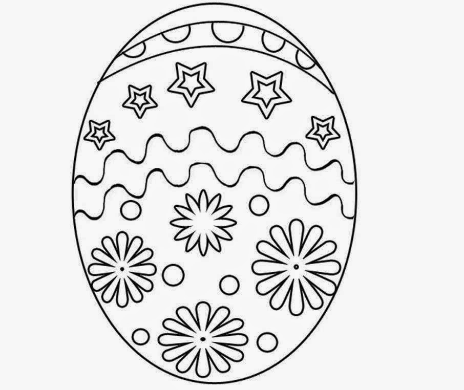 Colour Drawing Free Wallpaper: Printable Easter Egg For Kid Coloring ...