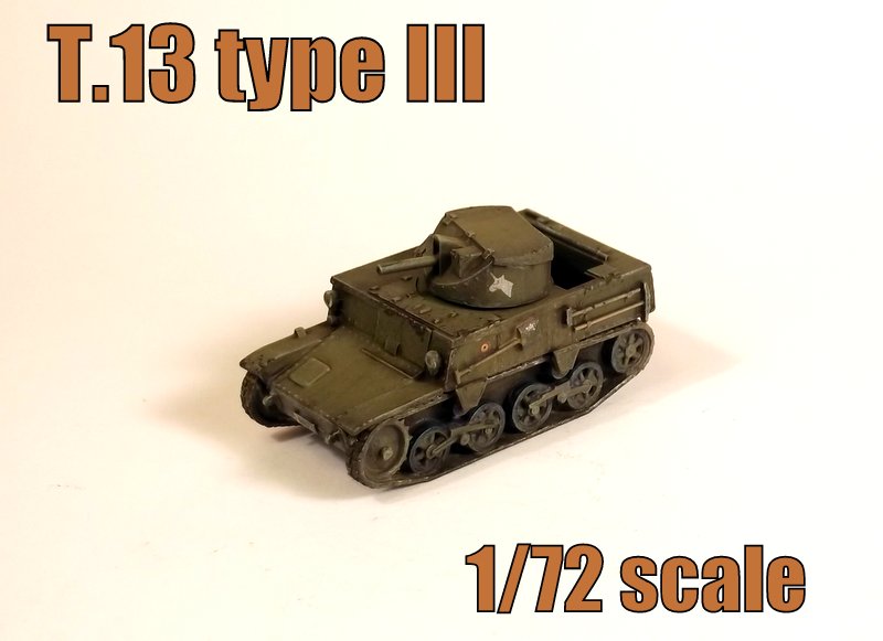 Gulumik Military Models: T13 type III - 1/72 - Gallery