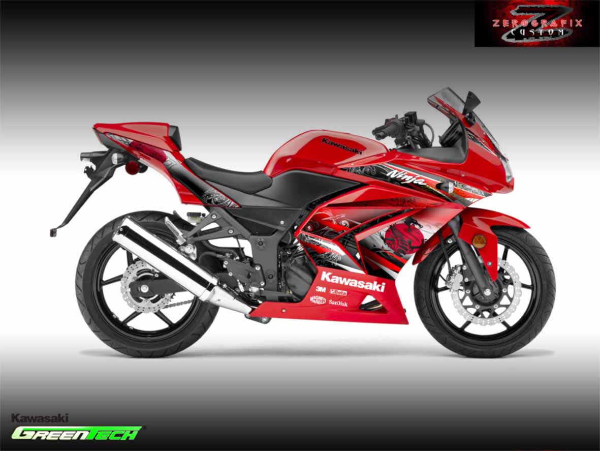 Decal Ninja 250 Nataku series 2012