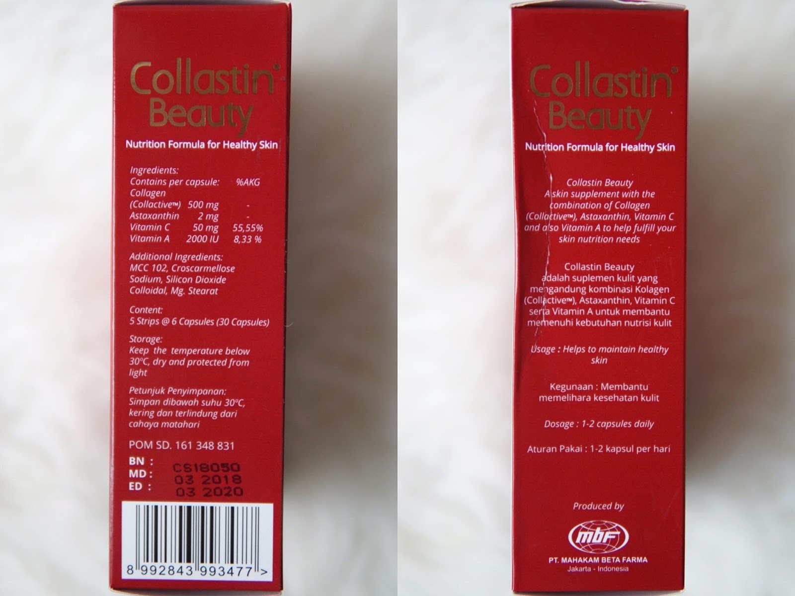 Beauty Diary Kania: Review Collastin Beauty & Ecla Gold