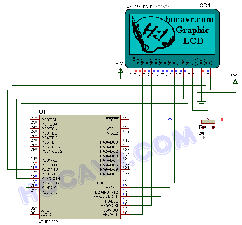 Cùng học AVR (AVR tutorial) - Tài liệu AVR tiếng Việt: Graphic LCD