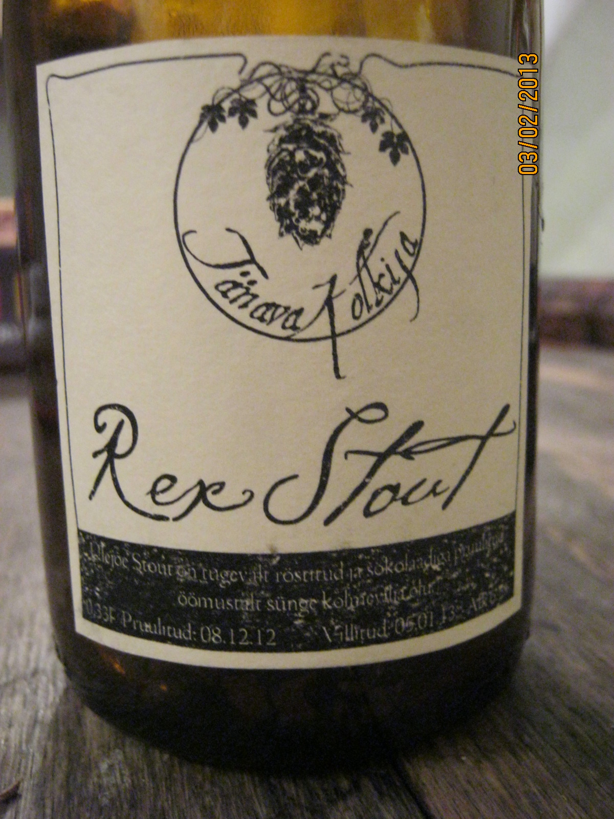 Gambrinuse õllepäevik: Rex Stout