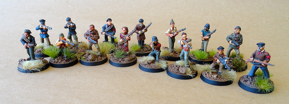 Small Wars in Southern Africa: 28mm Partisans: The gathering storm...