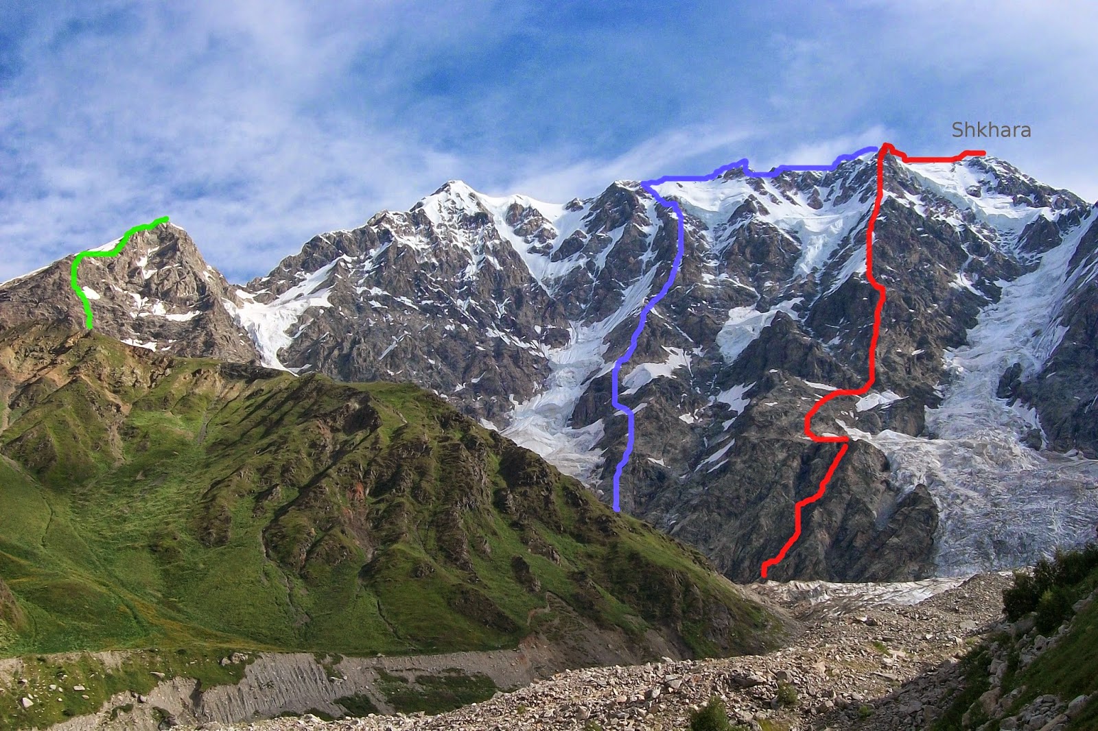 Vrcholový Blog - Summit Blog: Shkhara