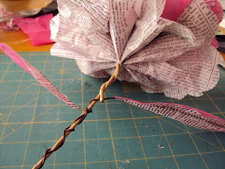 paper bake sew: Tissue Paper Flowers