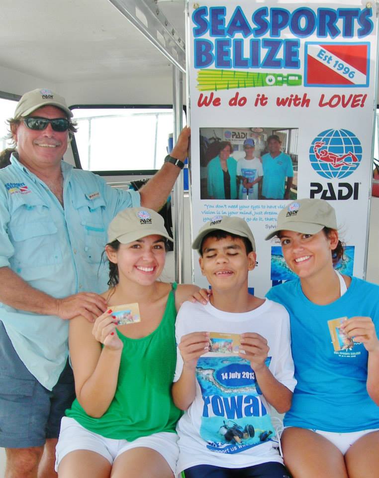 Rowan Dives into Belize's Blue Hole